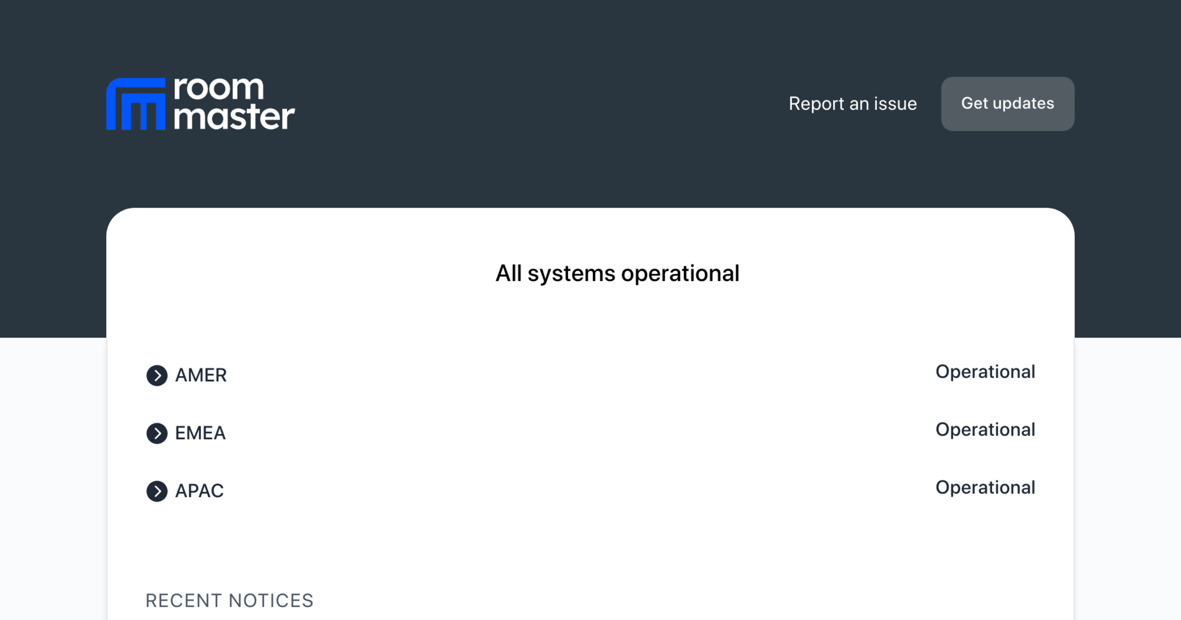 roommaster - Status roommaster - Status